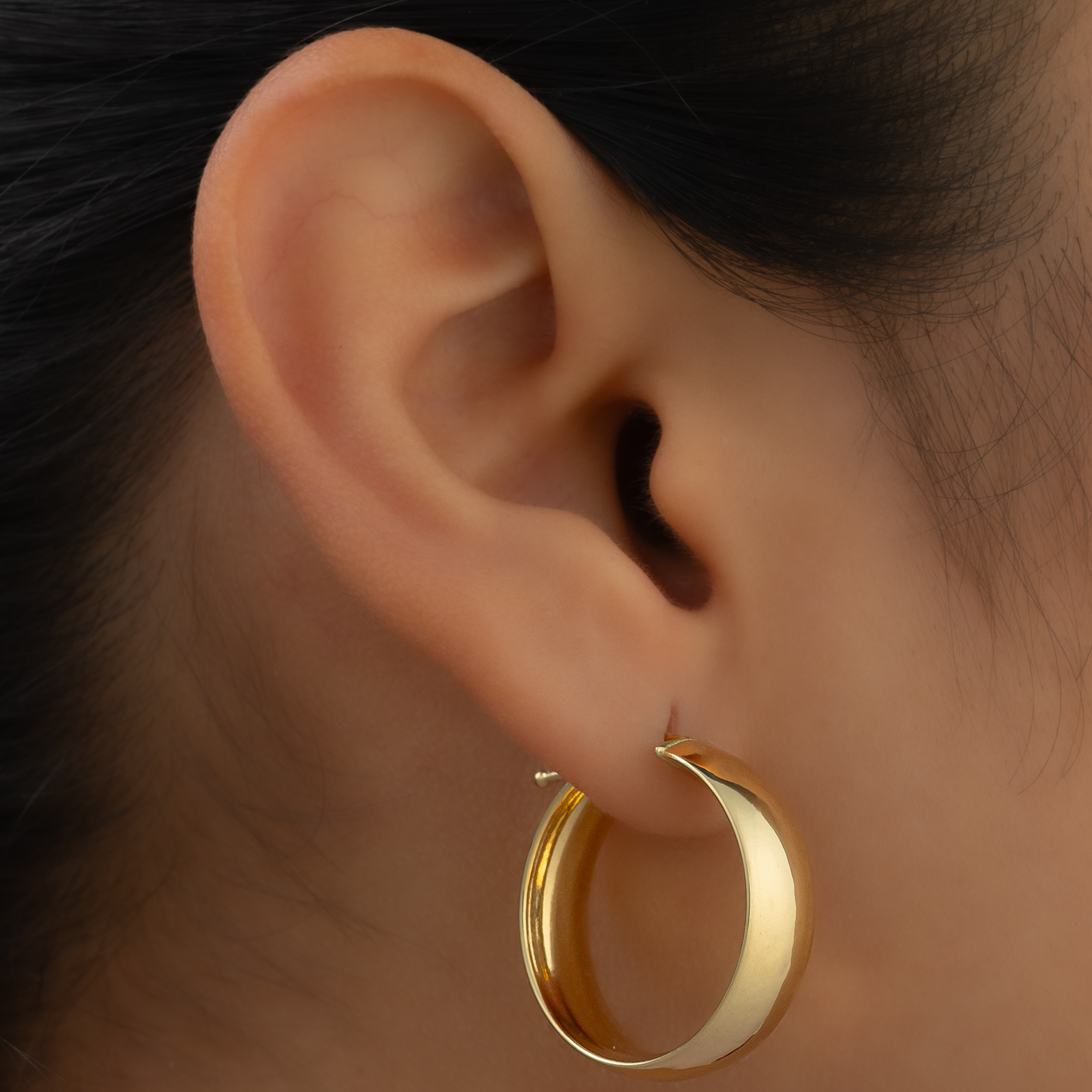 Candongas Circulo 2.5cm – La Guaca Joyeros