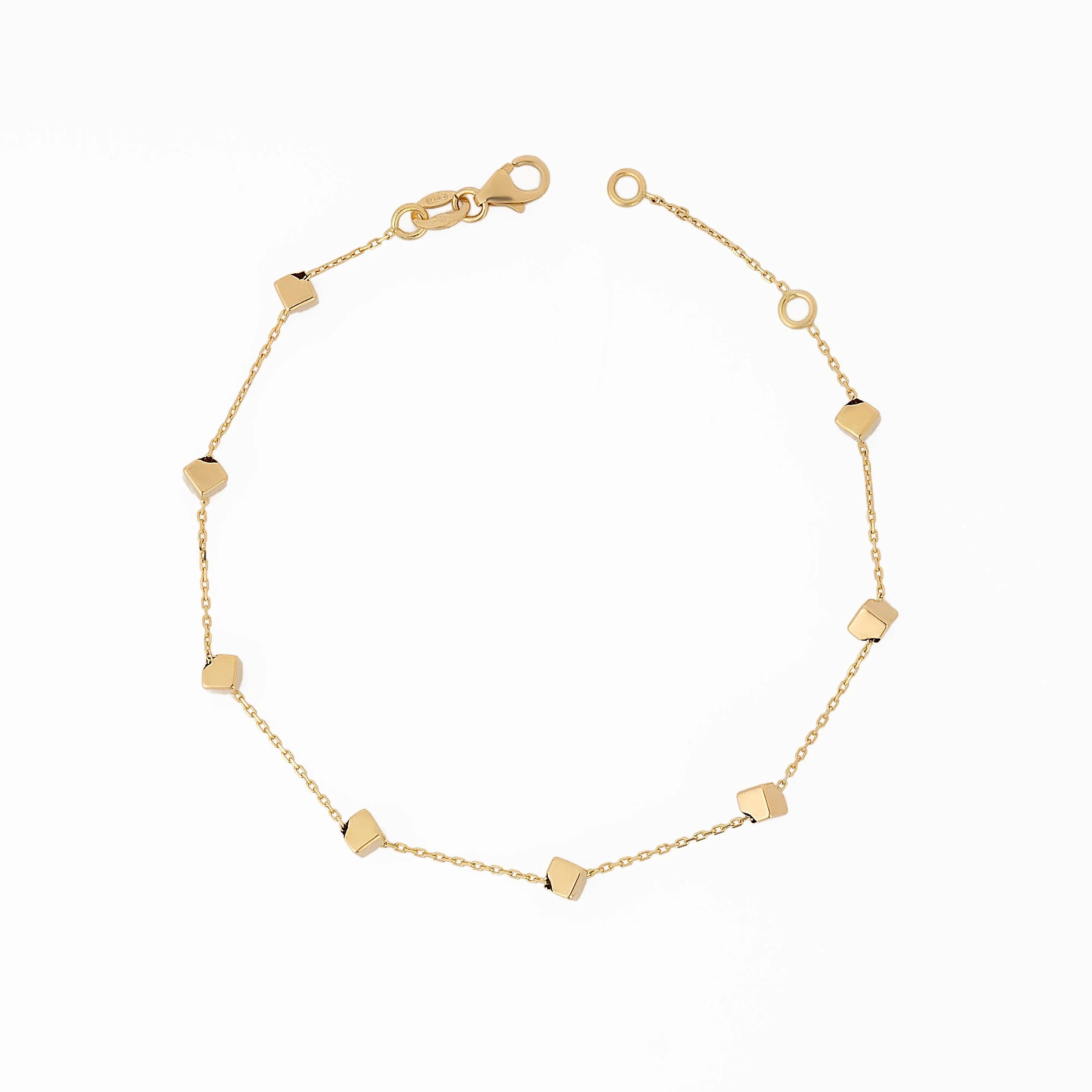 Pulsera Cubo 19cm – La Guaca Joyeros