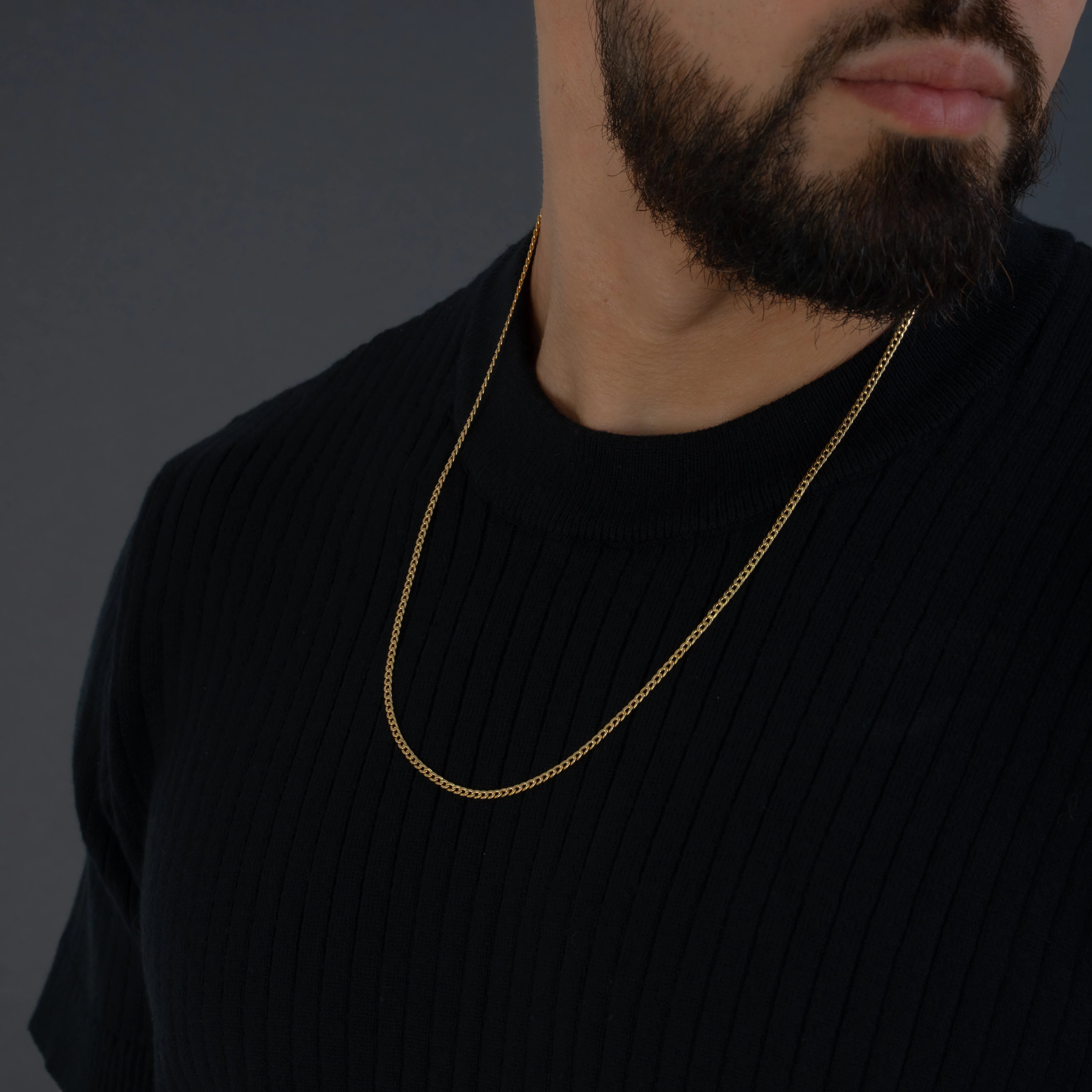 Cadena Tejido Mini Cubano 60cm – La Guaca Joyeros
