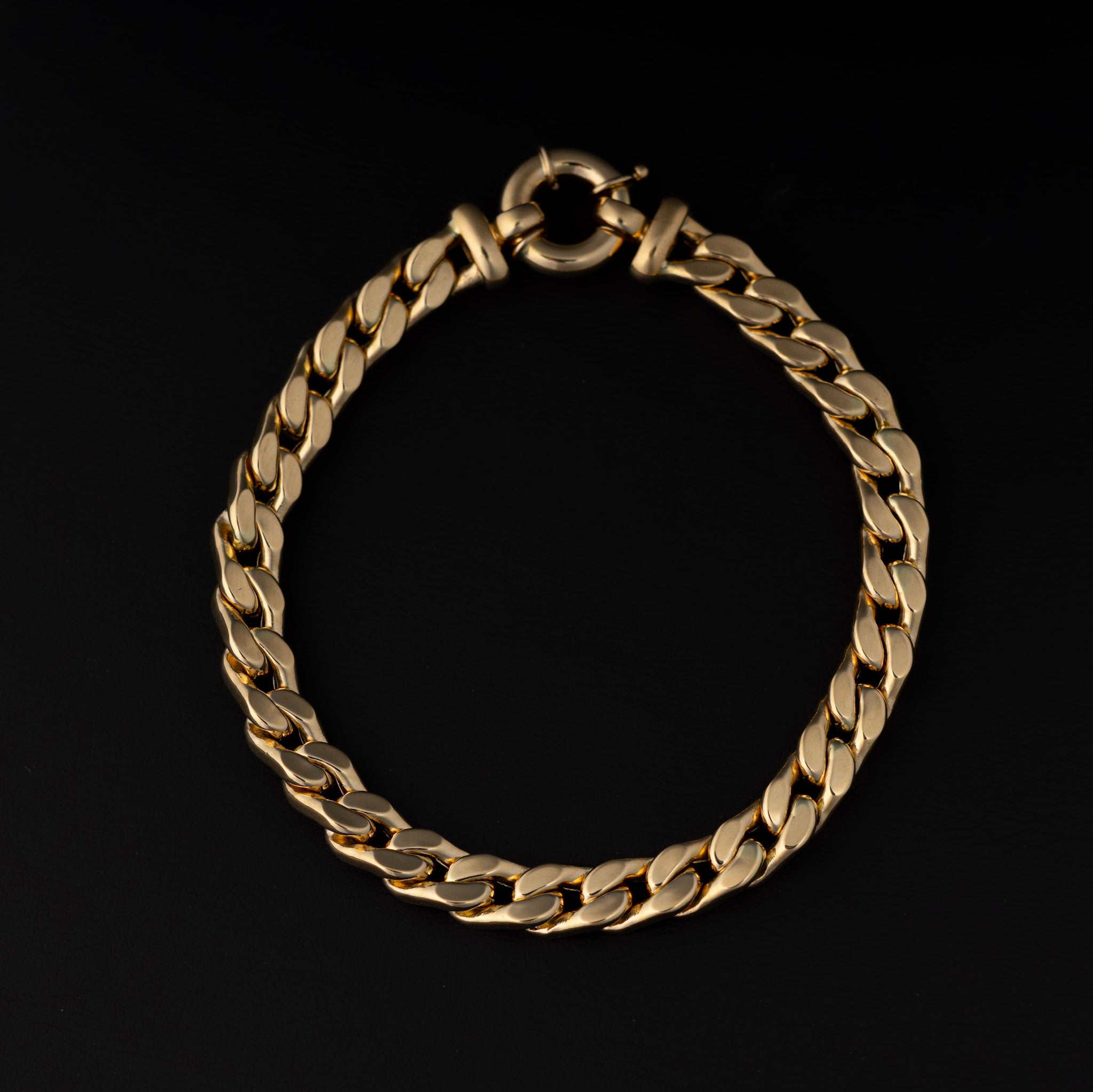 Pulsera Tejido Cubano Plano 22cm – La Guaca Joyeros