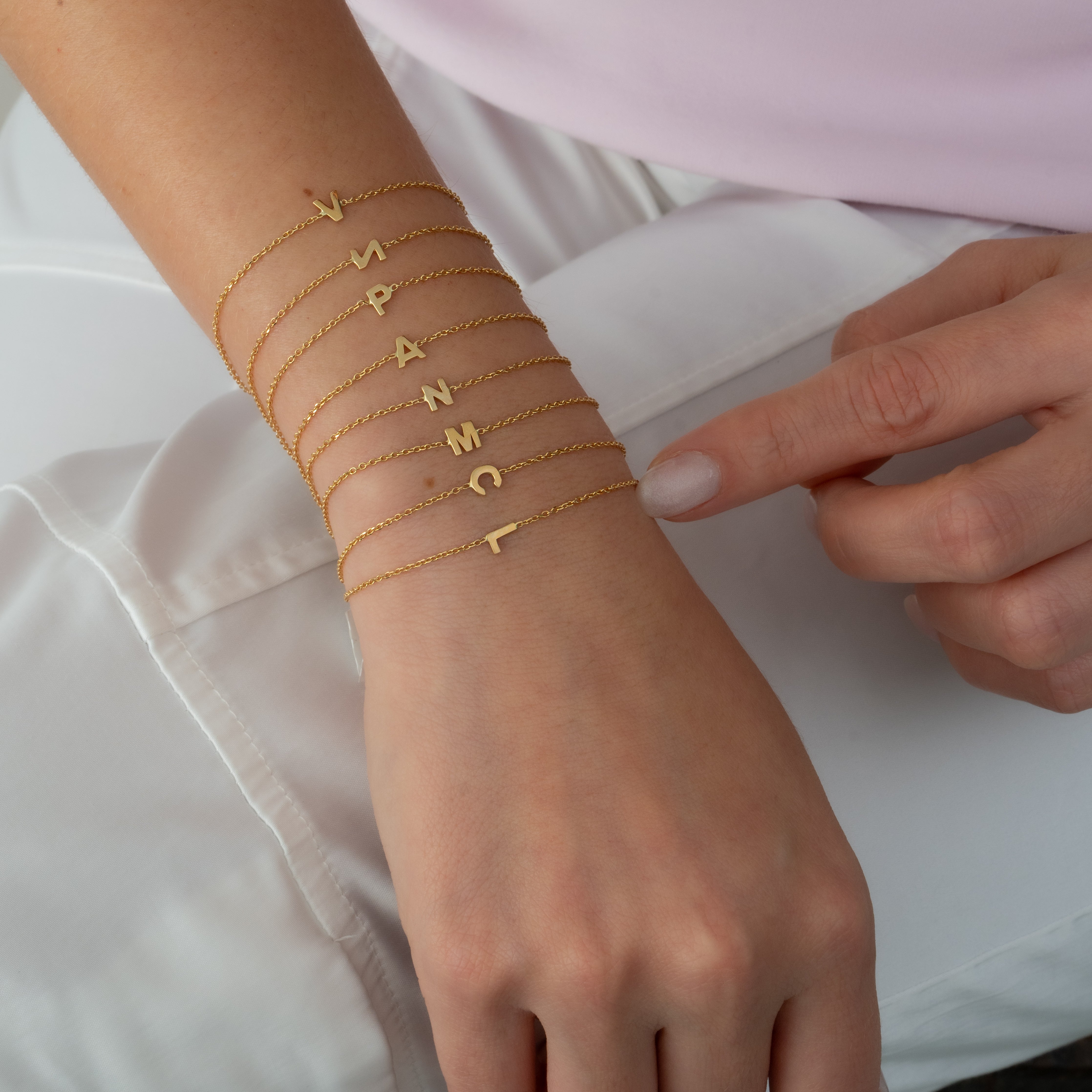 Pulsera Letra Z 17cm – La Guaca Joyeros