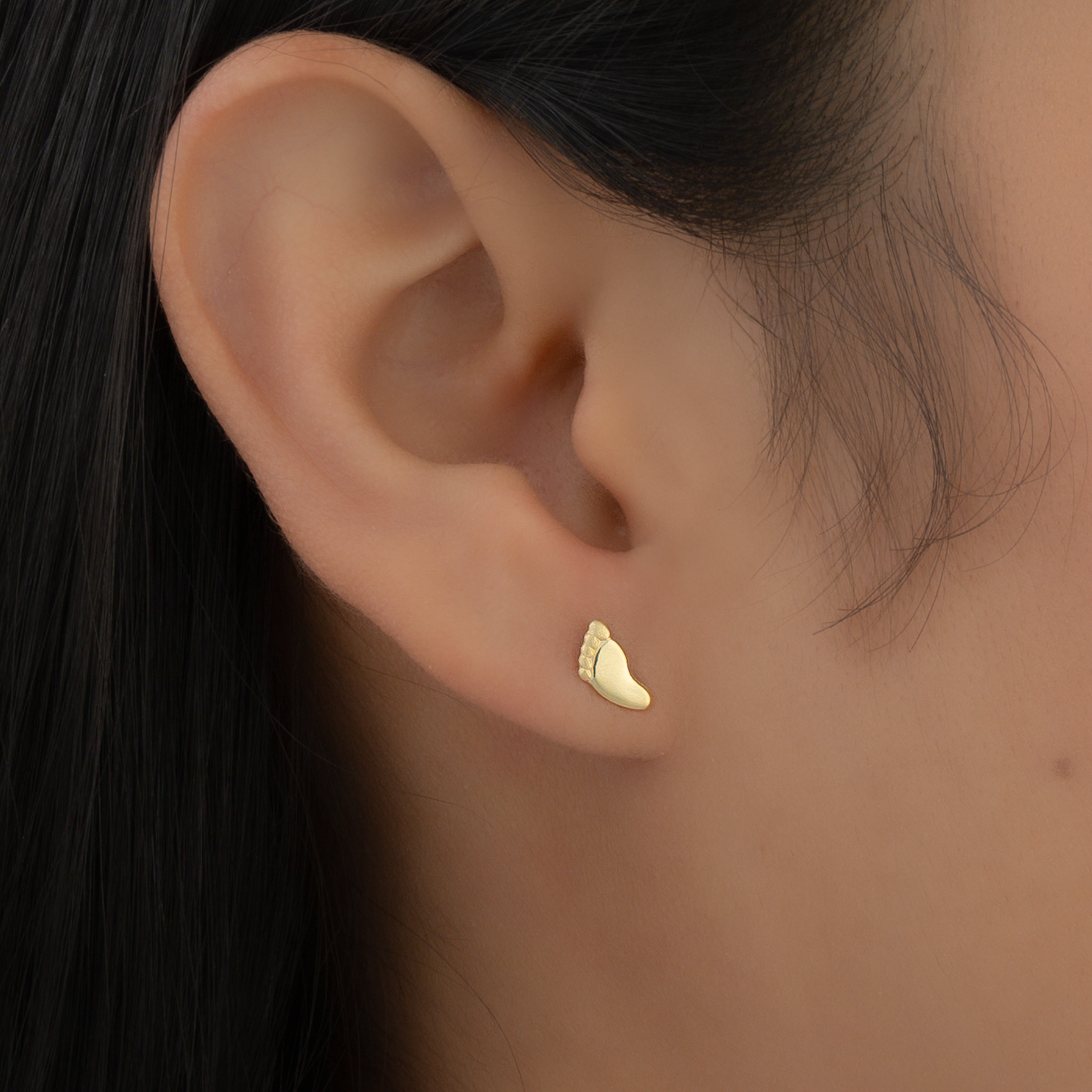 Topos Huellas 6mm – La Guaca Joyeros